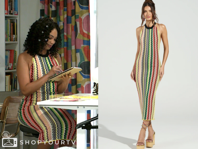 Beyond the Gates: July 2025 Chelsea Hamilton's Multicolor Chevron ...