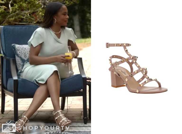 The Hunting Wives: Season 1 Episode 6 Monae's Sandals | Shop Your TV