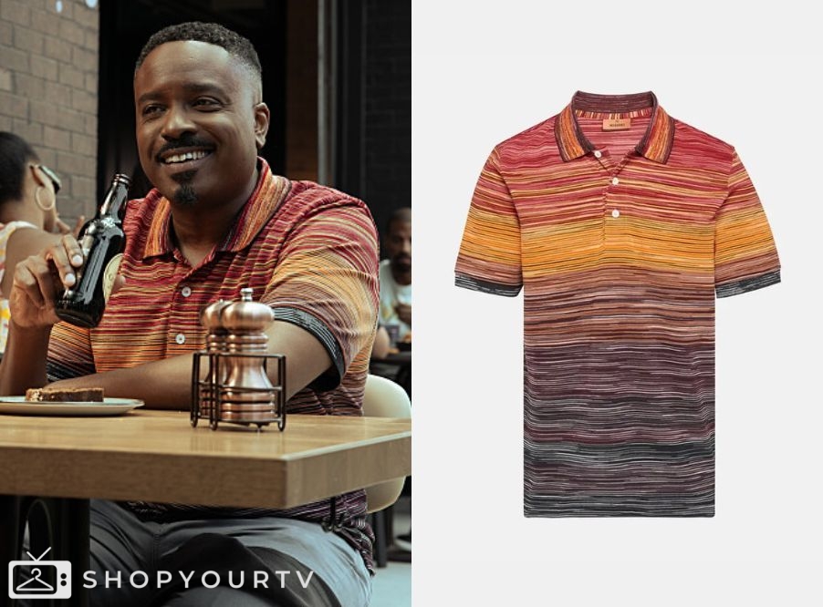 The Chi: Season 7 Episode 3 Shaad's Knitted Polo Shirt | Shop Your TV