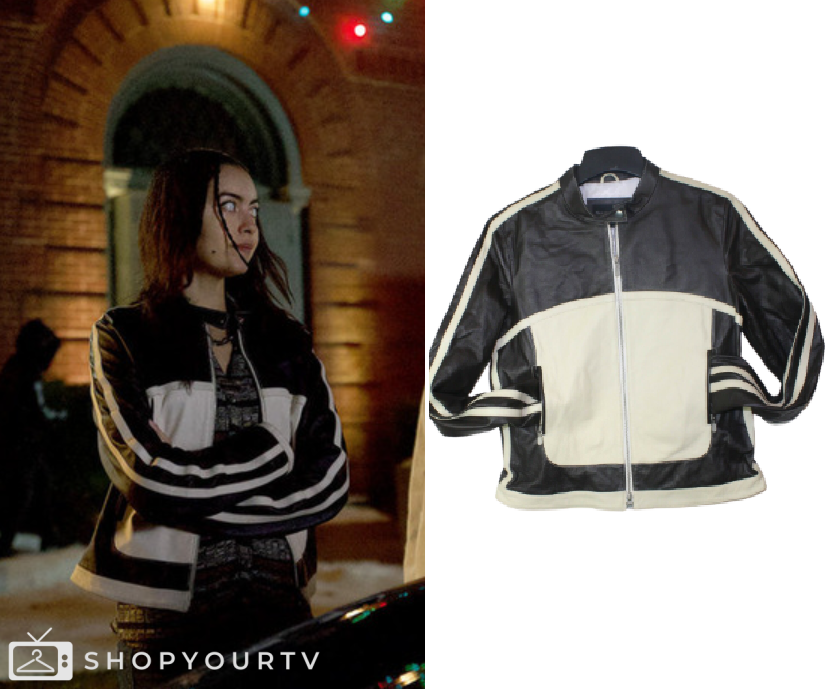 Revival: Season 1 Episode 5 Leather White & Black Jacket | Shop Your TV