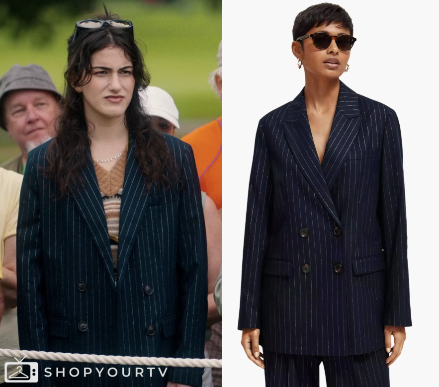 Stick: Season 1 Episode 9 Zero's Pinstriped Blazer | Shop Your TV
