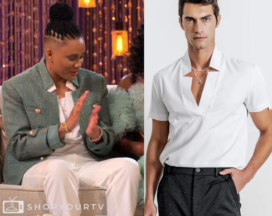 The Ultimatum Queer Love: Season 2 Episode 10 AJ's Split Neck Top ...