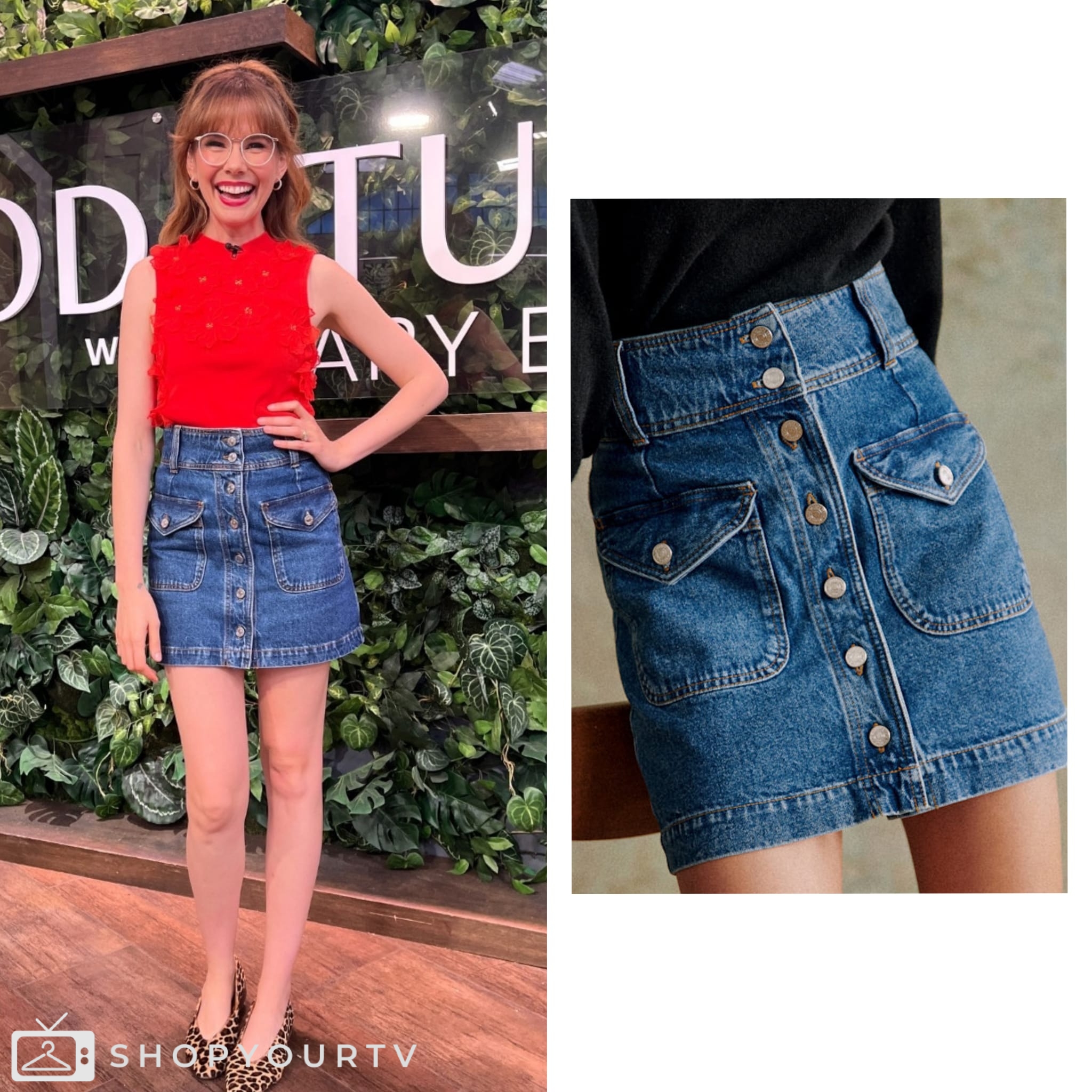 The Good Stuff with Mary Berg: June 2025 Mary's Denim Mini Skirt | Shop ...