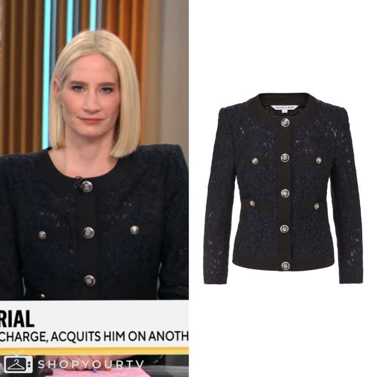 CBS Mornings: June 2025 Caroline’s Black Lace Jacket | Shop Your TV