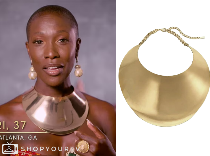 Kings Court: Season 1 Confessional Tari's Gold Cuff Necklace | Shop Your TV