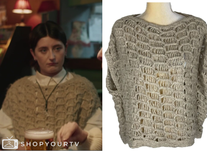 Pushers: Season 1 Episode 2 Hope's Chunky Knit Vest | Shop Your TV