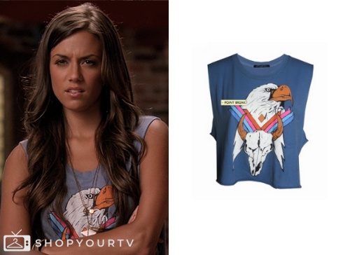 One Tree Hill: Season 9 Episode 1 Alex's Eagle Tank Top | Shop Your TV