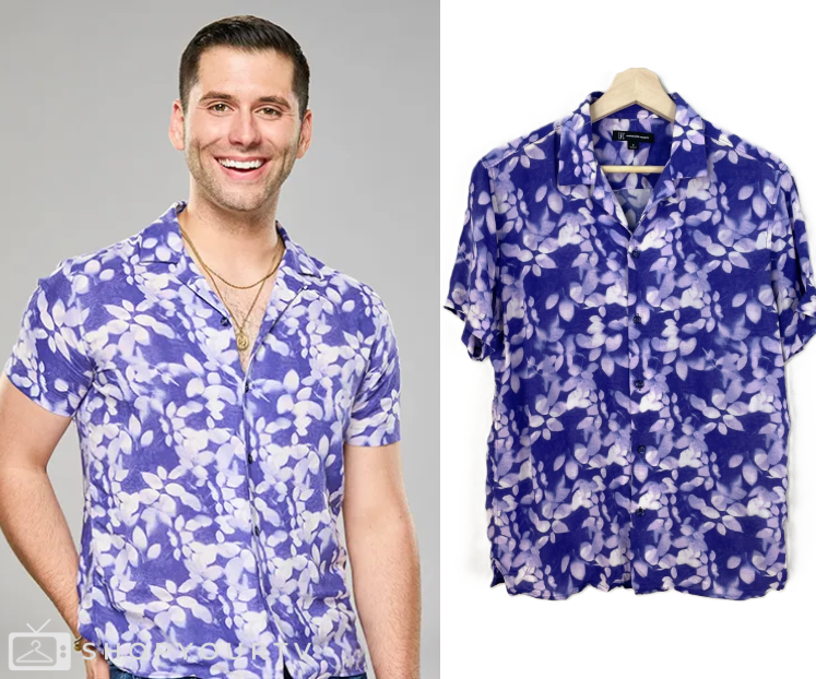 Big Brother USA: Season 27 Promo Jimmy Heagerty's Purple Floral Print ...