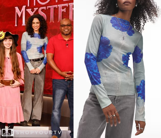 Big Brother USA: Season 27 Episode 1 Morgan Pope's Green/Blue Floral ...