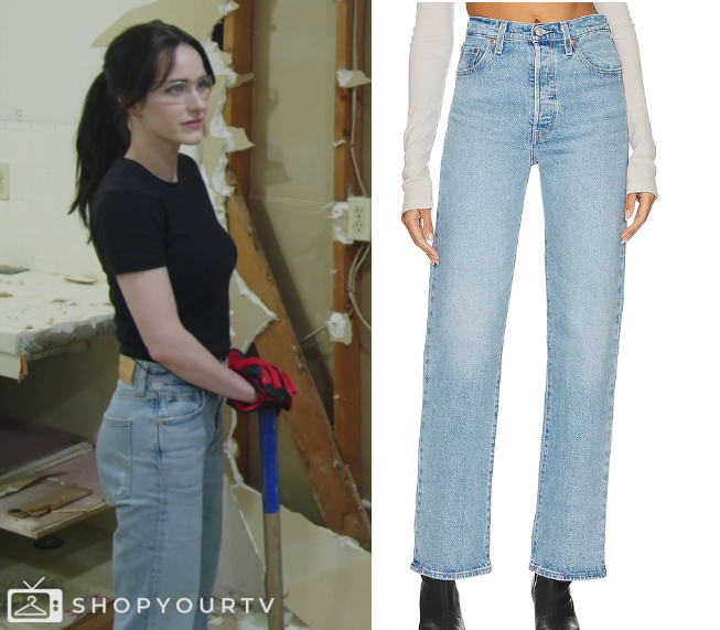 Celebrity IOU: Season 10 Episode 1 Rachel Brosnahan's Mid Wash Jeans ...
