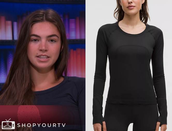 Big Brother USA: Season 27 Episode 7 Lauren's Black Long Sleeve Top ...