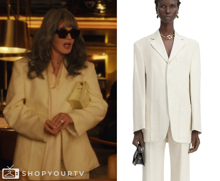 Under a Dark Sun: Season 1 Episode 3 Beatrice's White Blazer | Shop Your TV