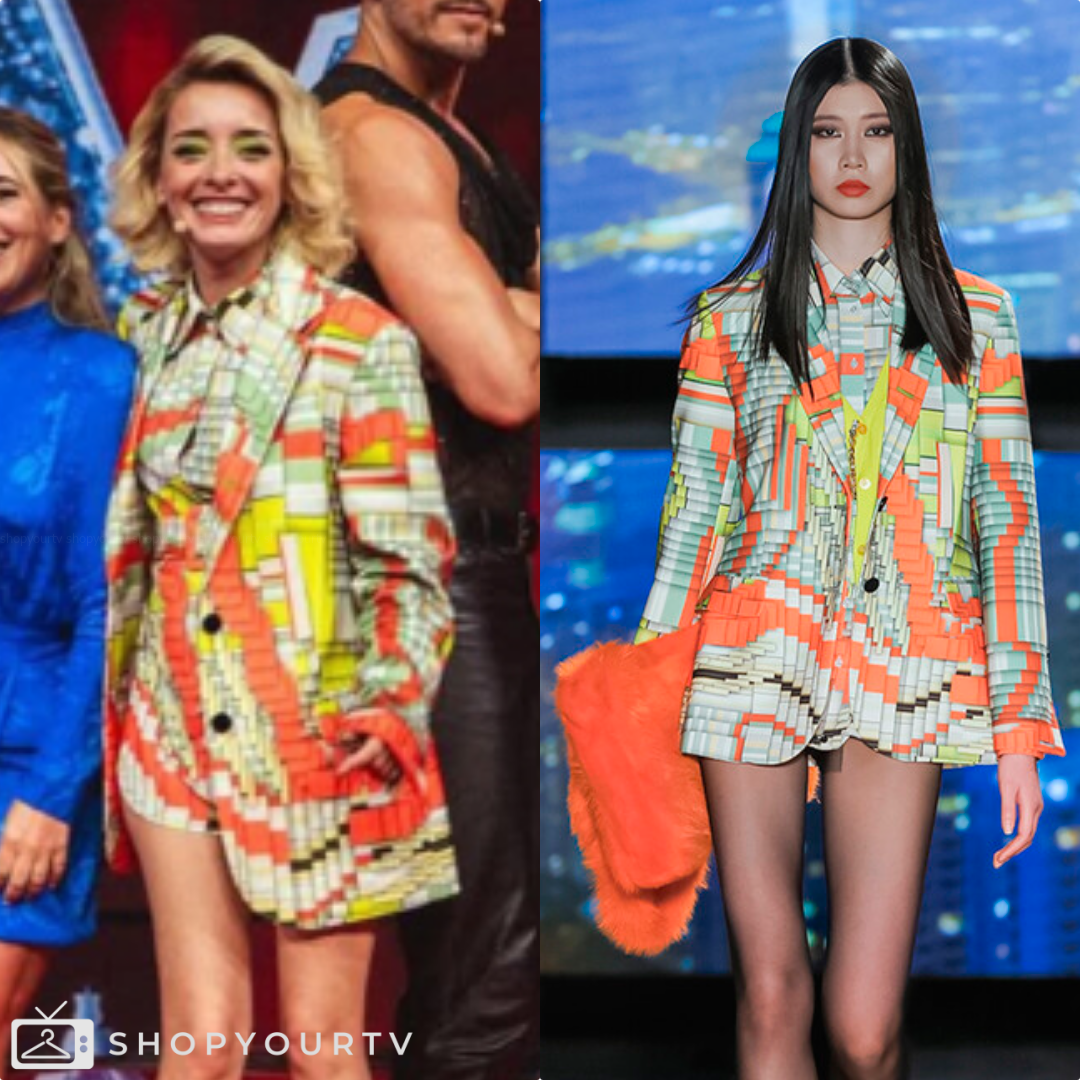 The Voice Gerações: Season 3 Marisa’s Multicolored Geometric-Print ...
