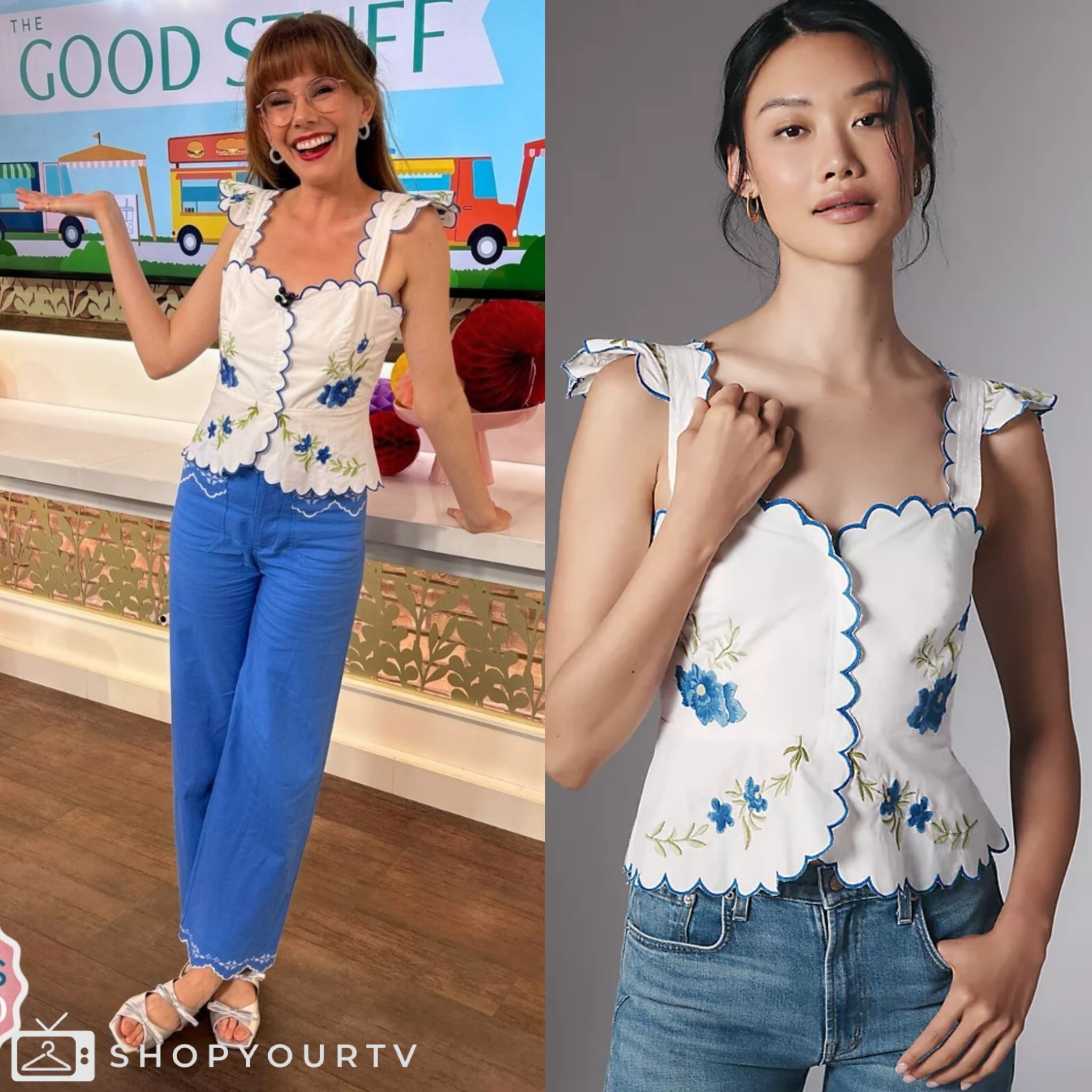 The Good Stuff with Mary Berg: July 2025 Mary’s Scallopped Peplum Top ...