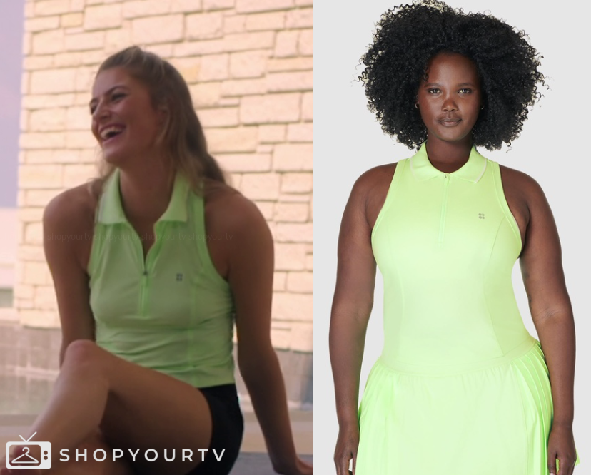 Love is Blind UK: Season 2 Episode 4 Ashleigh's Zip Tank TOp | Shop Your TV