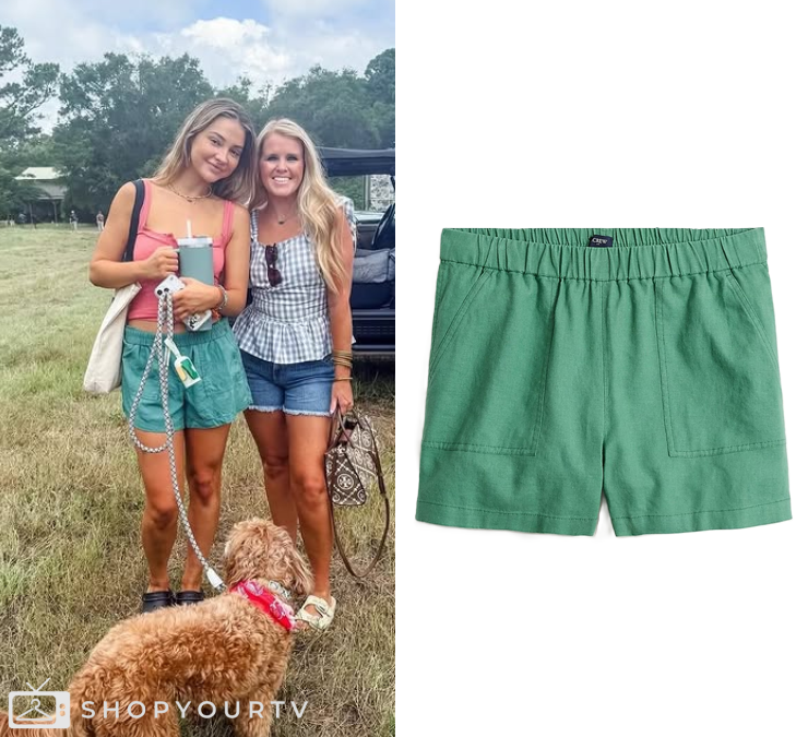 Outer Banks: Season 5 Sarah's Green Shorts | Shop Your TV