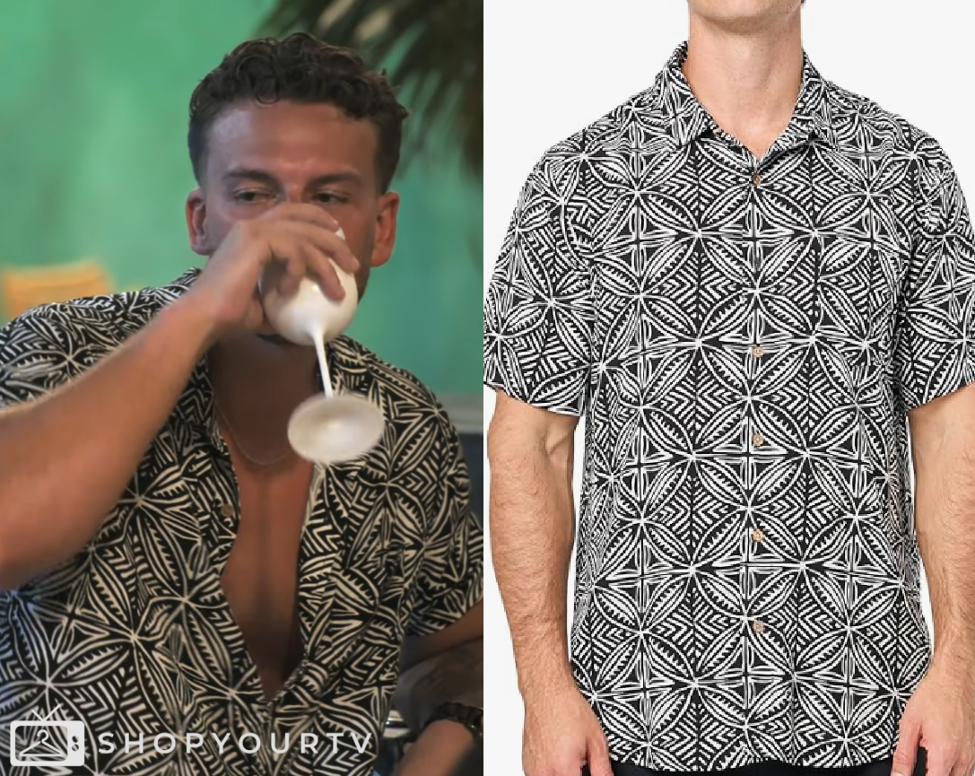 Perfect Match: Season 3 Episode 2 Cody's Black & White Shirt | Shop Your TV