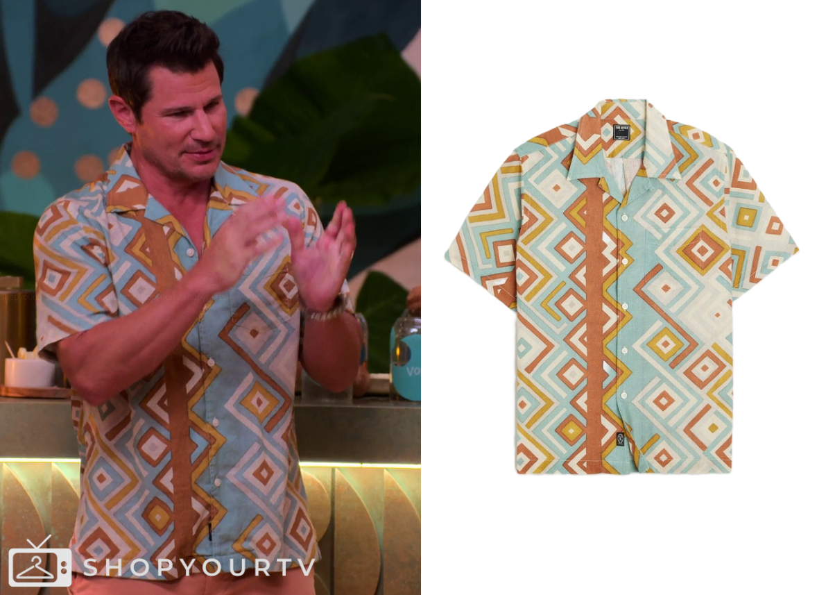 Perfect Match: Season 3 Episode 5 Nick's Short Sleeve Shirt | Shop Your TV