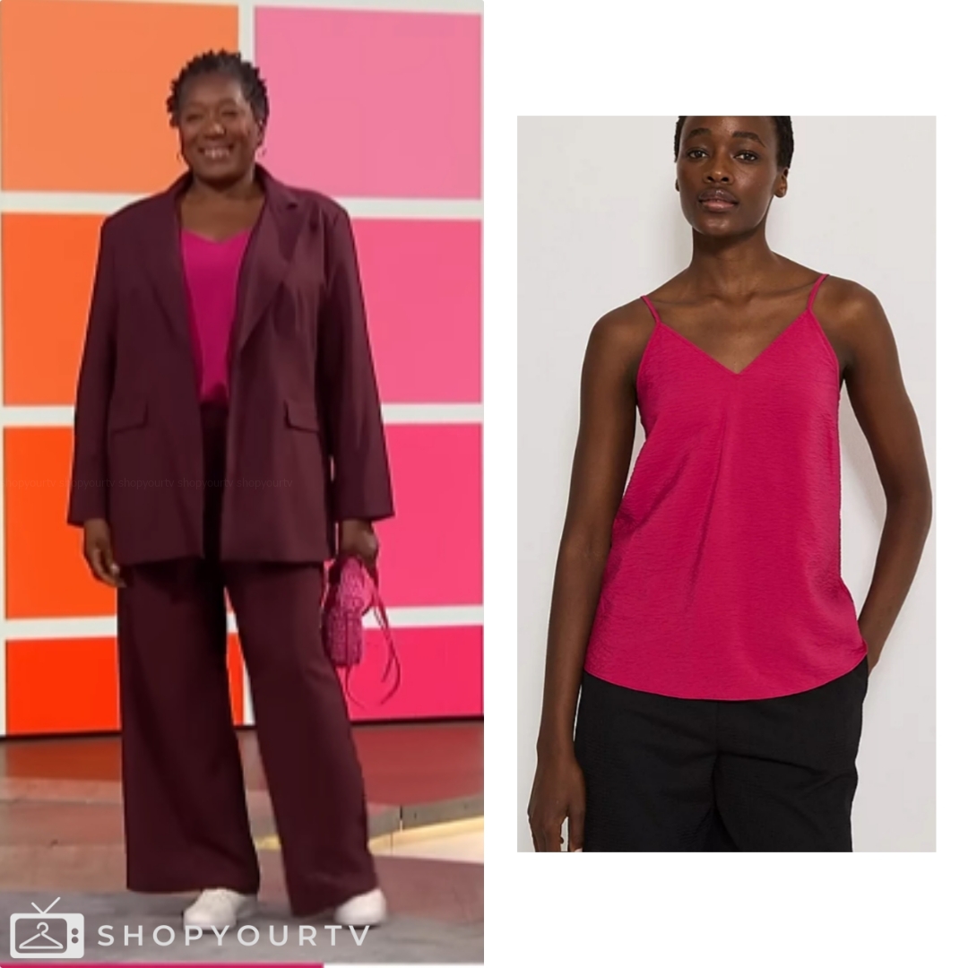 Lorraine: August 2025 Pink Cami Top | Shop Your TV