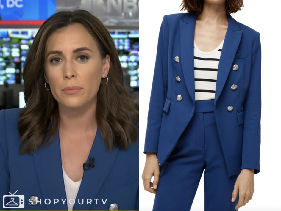 The Today Show: August 2025 Hallie Jackson's Blue Blazer | Shop Your TV