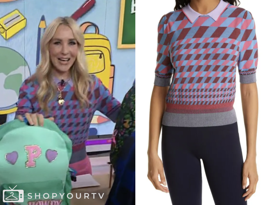 The Today Show: August 2025 Chassie Post’s Blue and Purple Geometric ...