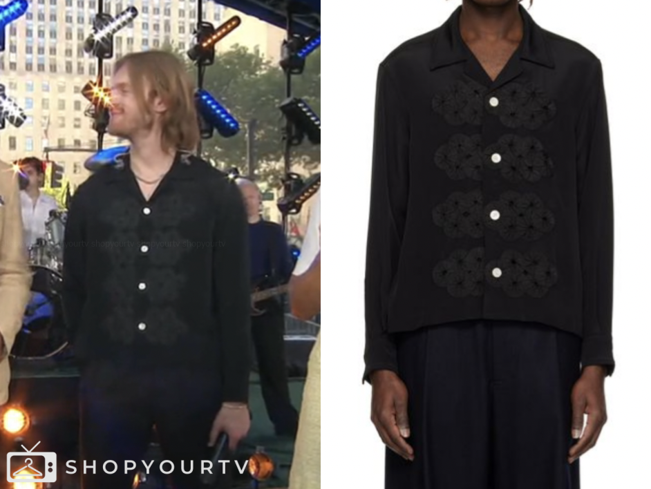 The Today Show: August 2025 Finneas's Black Shirt | Shop Your TV