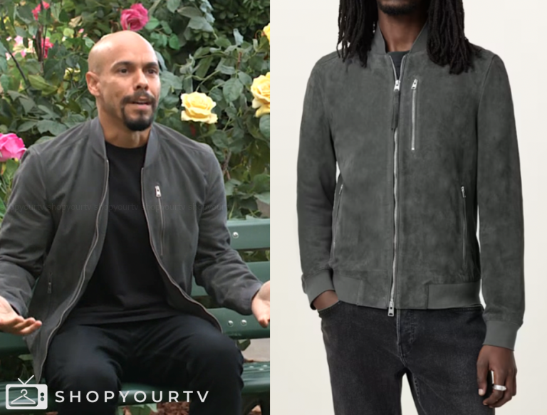 The Young and the Restless: August 2025 Devon Hamilton's Grey Suede ...