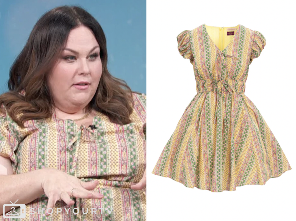 Access Daily: August 2025 Chrissy Metz's Striped Dress | Shop Your TV