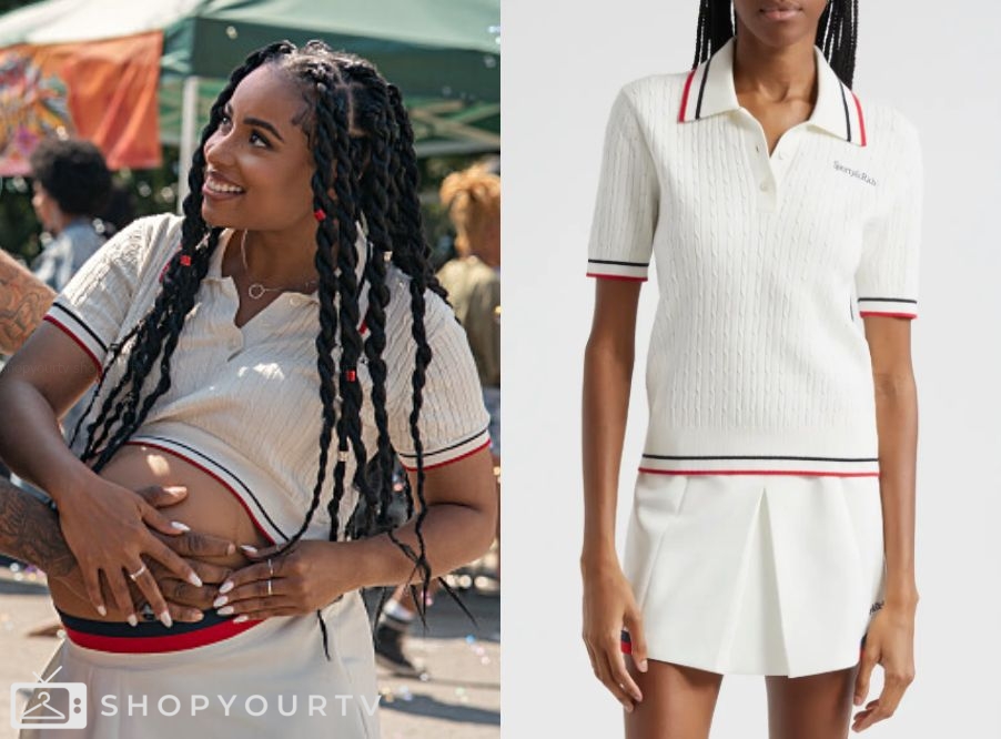 The Chi: Season 7 Episode 10 Tiff's Polo Sweater | Shop Your TV