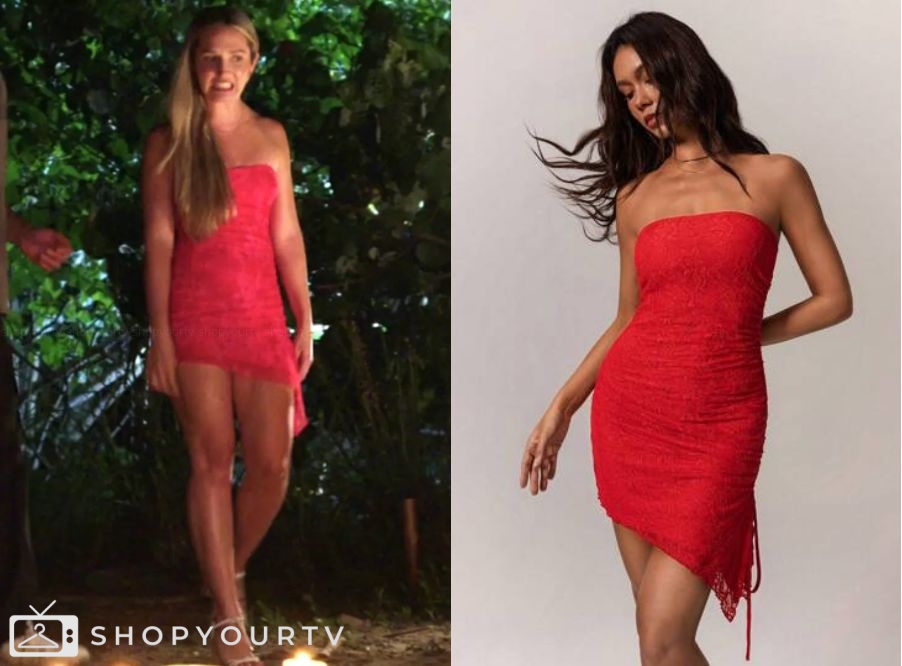 Are You My First: Season 1 Episode 3 Madi's Strapless Mini Dress | Shop ...