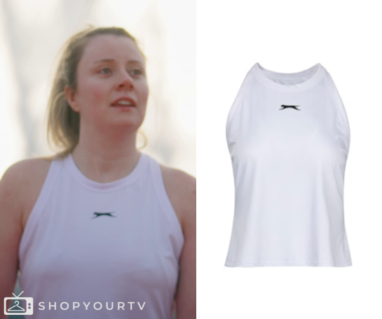 90 Day Fiance UK: Season 4 Episode 6 Sarah's White Slazenger Tank ...