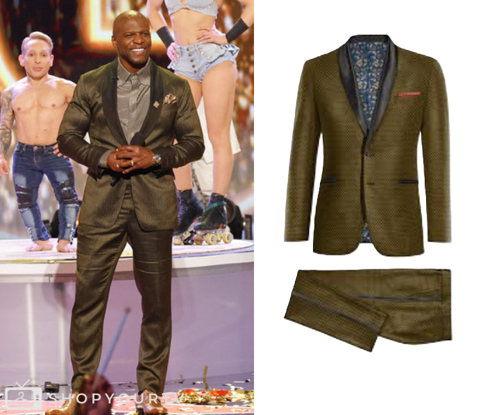 Americas Got Talent: Season 20 Episode 11 Terry Crews Gold Suit | Shop ...