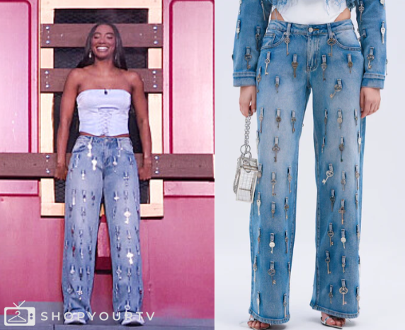 Big Brother USA: Season 27 Episode 22 Taylor Hale's Embellished Jeans ...