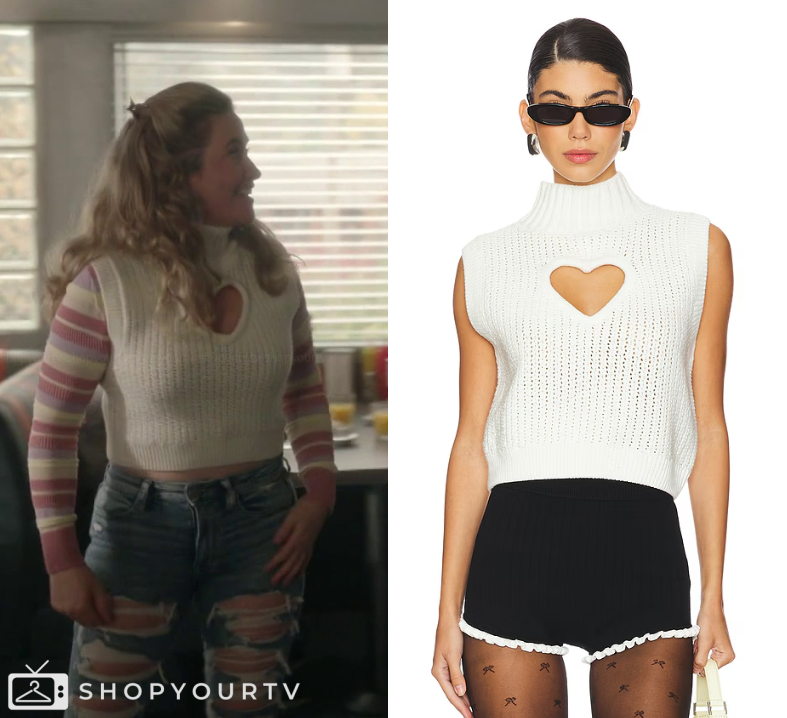 Resident Alien: Season 4 Episode 10 Judy's Heart Turtleneck Top | Shop ...