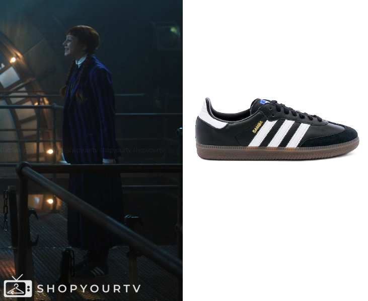 Wednesday: Season 2 Episode 2 Black Adidas Sneakers | Shop Your TV