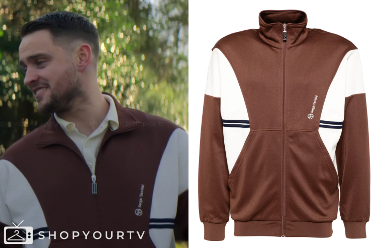 Brassic: Season 7 Episode 1 Brown Color Block Jacket | Shop Your TV