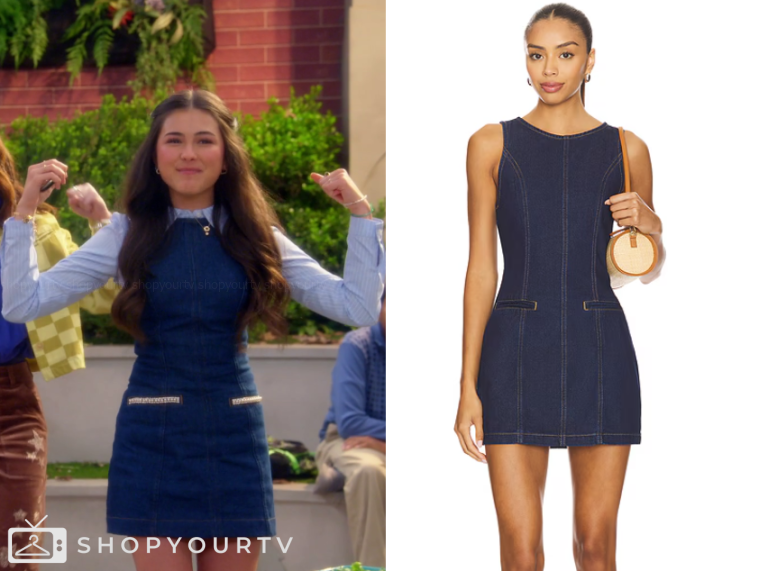 Electric Bloom: Season 1 Episode 7 Posey's Denim Mini Dress | Shop Your TV