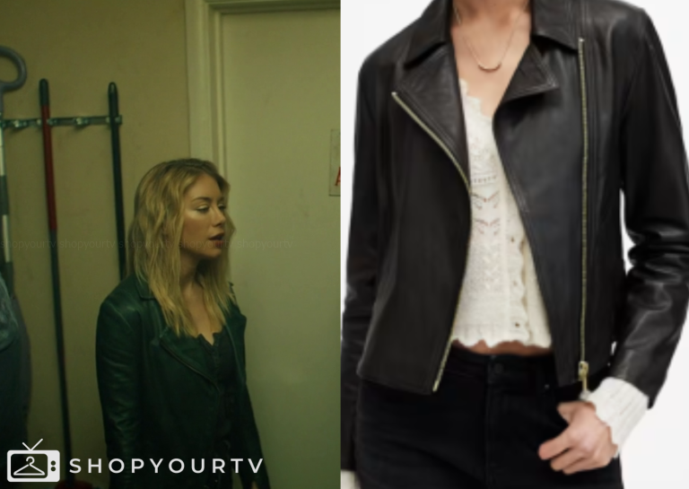 Peacemaker: Season 2 Episode 6 Emilia's Leather Jacket | Shop Your TV