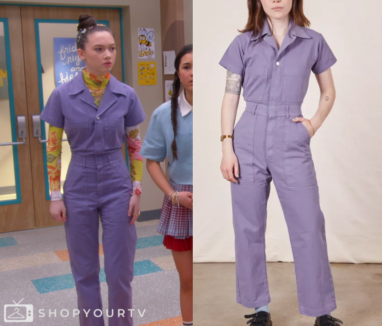 Electric Bloom: Season 1 Episode 1 Posey's Collared Blue Shirt | Shop ...