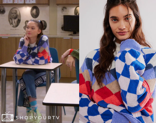 Electric Bloom: Season 1 Episode 1 Posey's Collared Blue Shirt | Shop ...