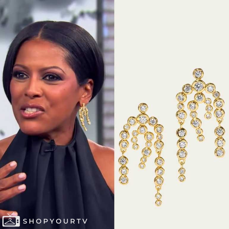 Tamron Hall Show: September 2025 Tamron’s Statement Chandelier Earrings ...