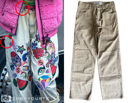 Wednesday: Season 2 Episode 3 Enid's tan patch pants | Shop Your TV
