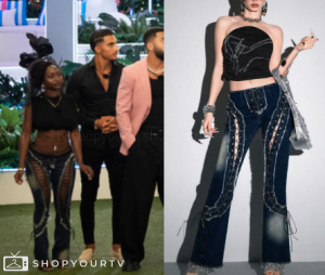 Love Island Games: Season 2 Episode 3 Kay Kay's Lace Up Pants | Shop ...
