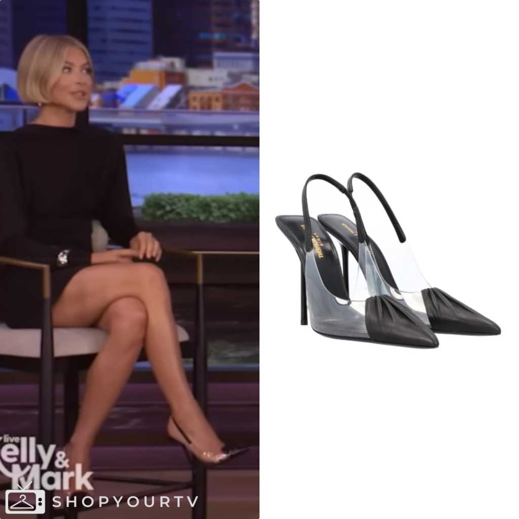 Live with Kelly and Mark: September 2025 Julianne’s PVC Slingback Pumps ...
