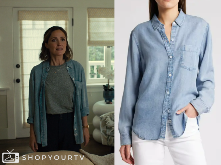 Platonic: Season 2 Episode 6 Sylvias Blue Chambray Shirt | Shop Your TV