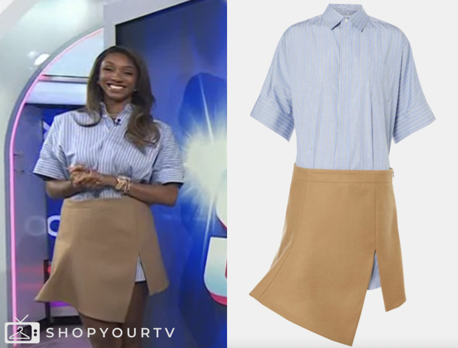 The Today Show: September 2025 Maria Taylor's Blue Striped Shirt and ...