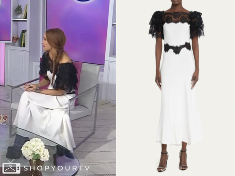 The Today Show: September 2025 Ashlee Simpson's White and Black Lace ...