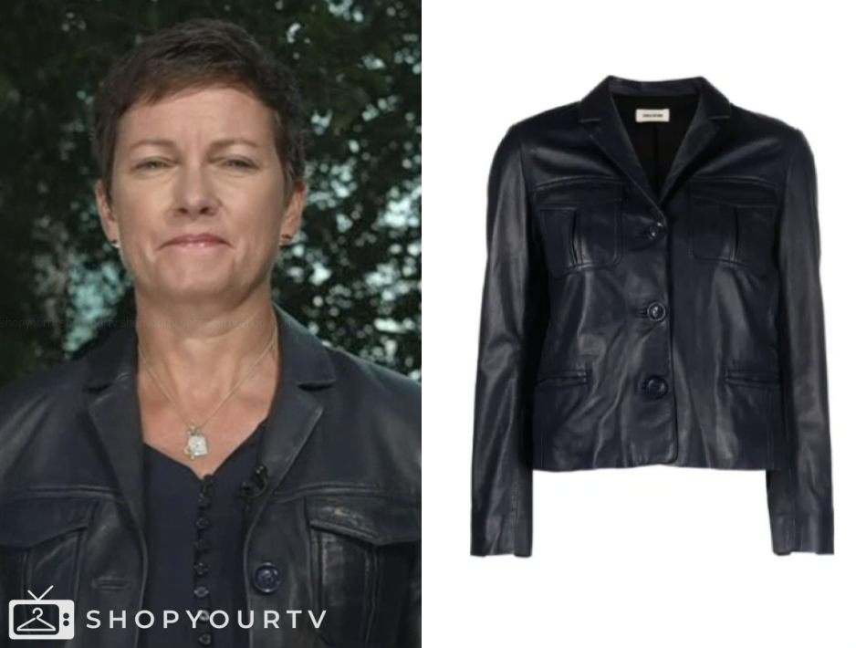 The Today Show: September 2025 Stephanie Gosk’s Navy Blue Leather ...
