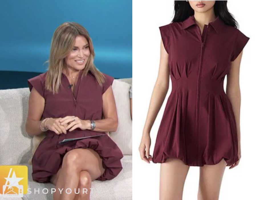 Access Daily: September 2025 Kit Hoover’s Burgundy Bubble Hem Mini ...