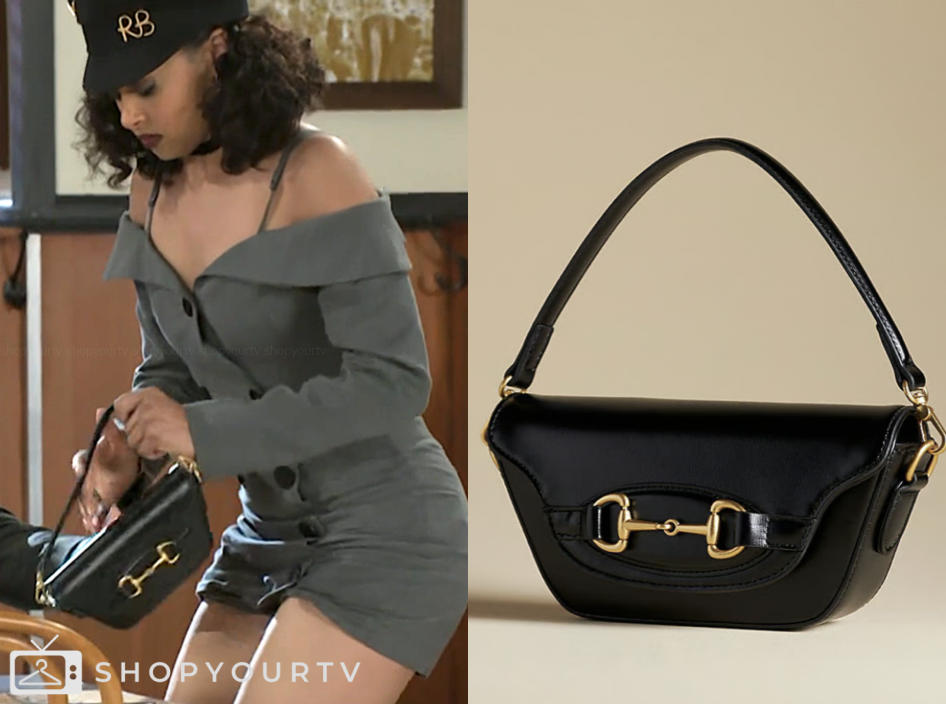 Beyond the Gates: September 2025 Kat Richardson’s Black Horsebit Bag ...